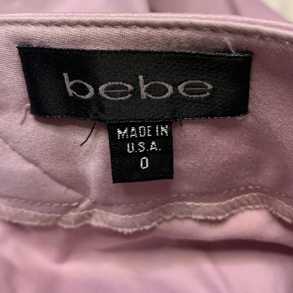 bebe | Pants & Jumpsuits | Bebe Pink Satiny Pants | Poshmark